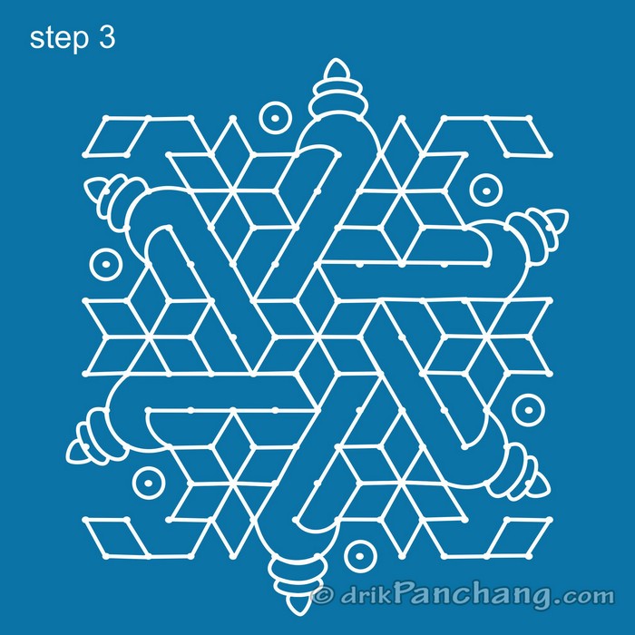 Dot Rangoli | Dot Rangoli Design | Rangoli Designs - Dot Rangoli 7