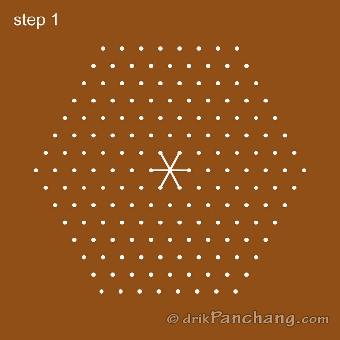 Dot Rangoli | Dot Rangoli Design | Rangoli Designs - Dot Rangoli 20