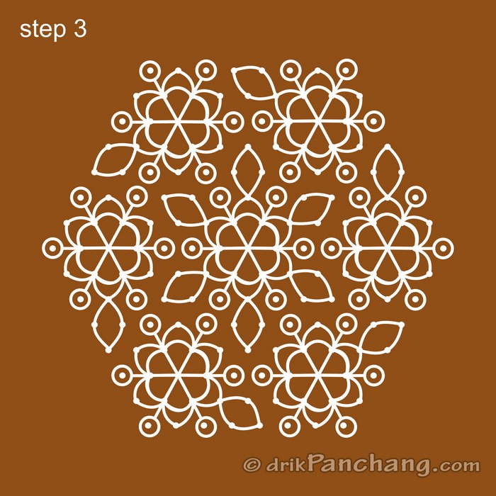 Dot Rangoli | Dot Rangoli Design | Rangoli Designs - Dot Rangoli 20