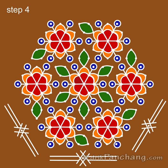 Dot Rangoli | Dot Rangoli Design | Rangoli Designs - Dot Rangoli 20