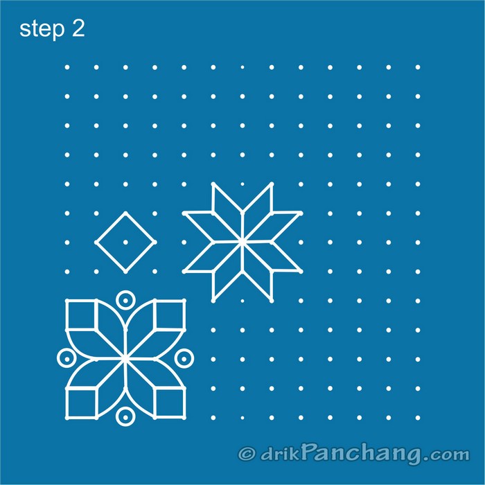 Dot Rangoli | Dot Rangoli Design | Rangoli Designs - Dot Rangoli 25