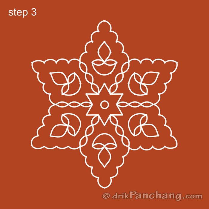 Dot Rangoli | Dot Rangoli Design | Rangoli Designs - Dot Rangoli 2