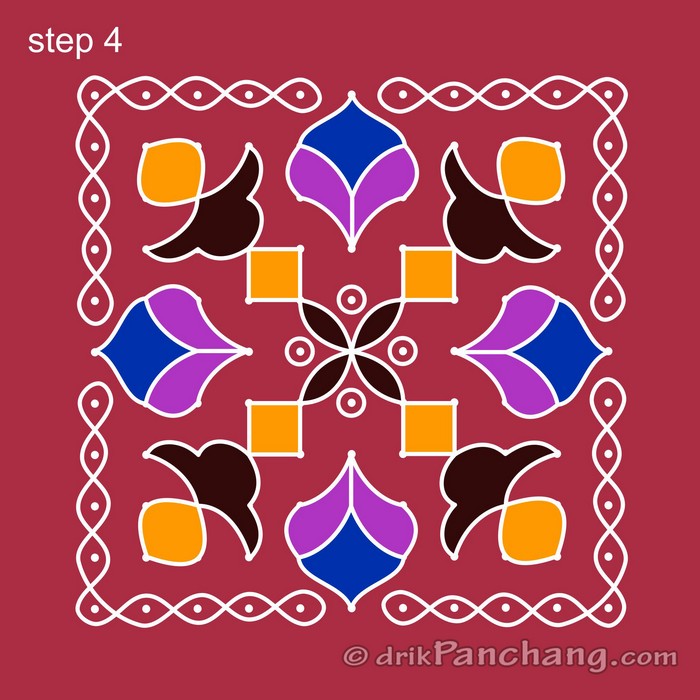 Dot Rangoli | Dot Rangoli Design | Rangoli Designs - Dot Rangoli 31