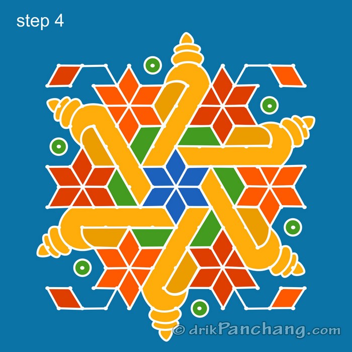 Dot Rangoli | Dot Rangoli Design | Rangoli Designs - Dot Rangoli 7