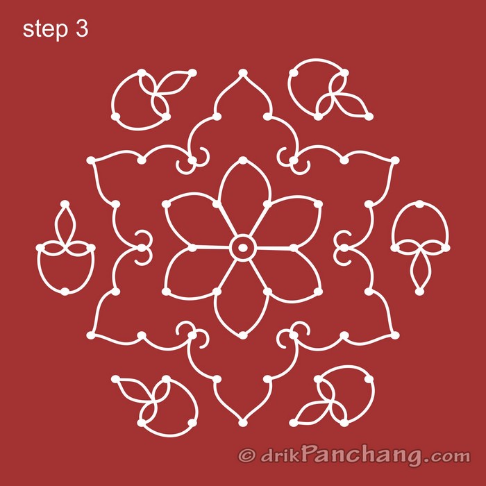 Dot Rangoli | Dot Rangoli Design | Rangoli Designs - Dot Rangoli 8