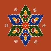 Dot Rangoli | Dot Rangoli Design | Rangoli Designs - Dot Rangoli 18