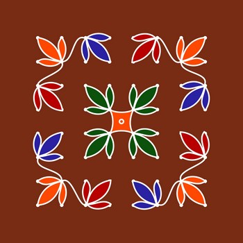 Dot Rangoli | Dot Rangoli Design | Rangoli Designs - Dot Rangoli 32