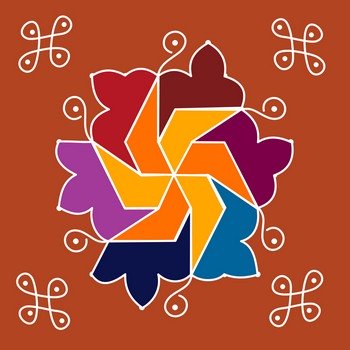 Dot Rangoli Designs | Dot Kolam Designs | Dot Muggu Designs | Dot ...