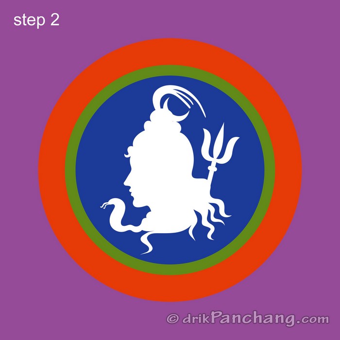 Lord Shiva Rangoli | Shivaratri Puja Rangoli Designs | Rangoli Designs ...