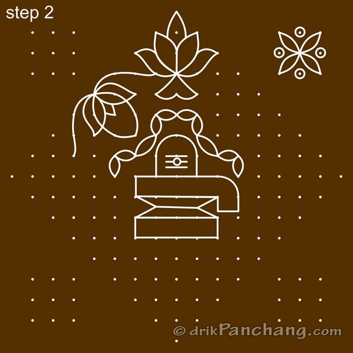 Lord Shiva Rangoli | Shivaratri Puja Rangoli Designs | Rangoli Designs ...