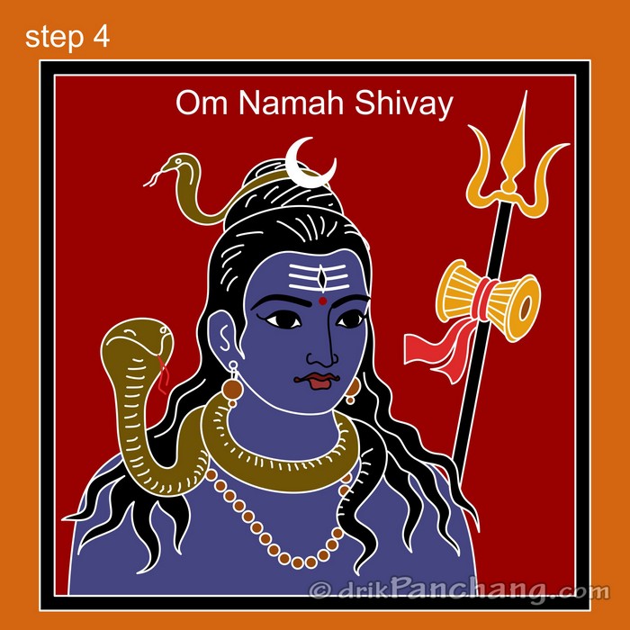 Lord Shiva Rangoli | Shivaratri Puja Rangoli Designs | Rangoli Designs ...