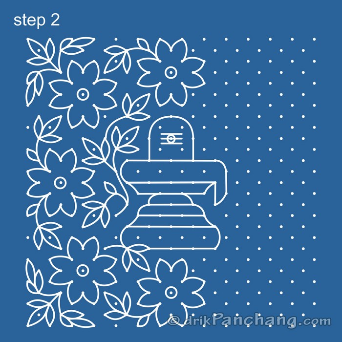 Lord Shiva Rangoli | Shivaratri Puja Rangoli Designs | Rangoli Designs ...