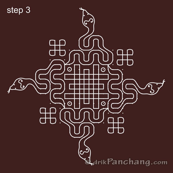 Nag Panchami Rangoli | Nag Panchami Rangoli Designs | Rangoli Designs ...