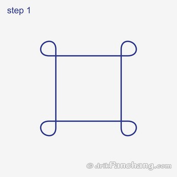 Navagraha Rangoli | Weekdays Rangoli for Monday | Navagraha Chandra Rangoli