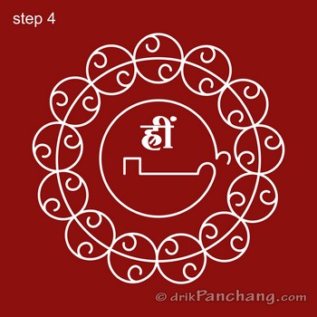 Navagraha Rangoli | Weekdays Rangoli for Tuesday | Navagraha Mangala ...