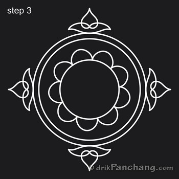Navagraha Rangoli | Weekdays Rangoli for Saturday | Navagraha Shani Rangoli