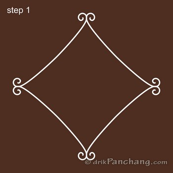 Navagraha Rangoli | Navagraha Rangoli Design | Navagraha Rahu Rangoli