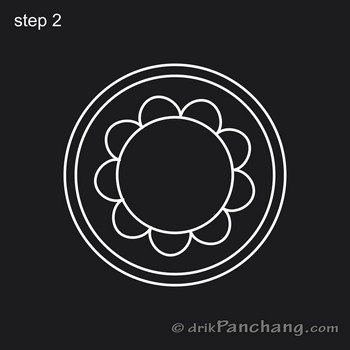 Navagraha Rangoli | Weekdays Rangoli for Saturday | Navagraha Shani Rangoli