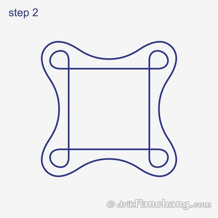 Navagraha Rangoli | Weekdays Rangoli for Monday | Navagraha Chandra Rangoli