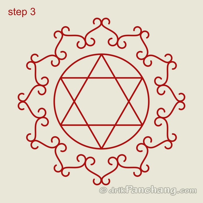 Navagraha Rangoli | Weekdays Rangoli for Friday | Navagraha Shukra Rangoli