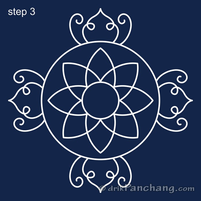 Navagraha Rangoli | Navagraha Rangoli Design | Navagraha Ketu Rangoli