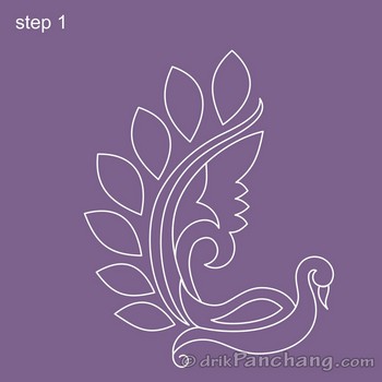 Peacock Rangoli Design | Rangoli Designs - Peacock Rangoli 13