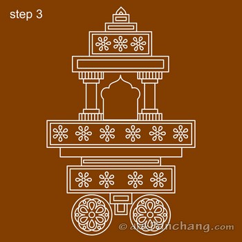 Ratham Rangoli | Chariot Rangoli Designs | Rangoli Designs - Ratham ...