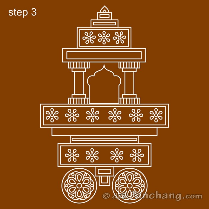 Ratham Rangoli | Chariot Rangoli Designs | Rangoli Designs - Ratham ...