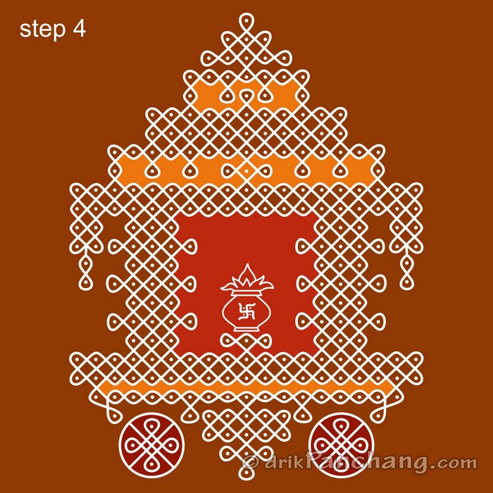 Ratham Rangoli | Chariot Rangoli Designs | Rangoli Designs - Ratham ...