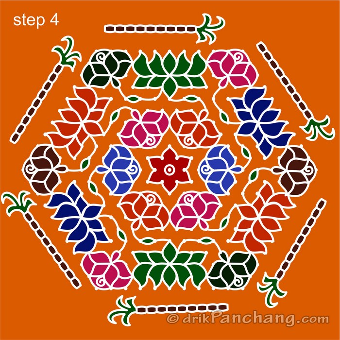 Sankranti Rangoli | Pongal Rangoli Design | Sankranti Designs ...