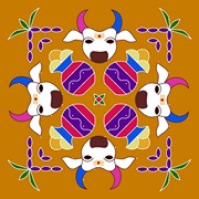 Sankranti Rangoli | Pongal Rangoli Design | Sankranti Designs - Pongal ...