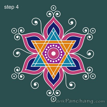 Simple Rangoli Design | Rangoli Designs - Simple Rangoli 9