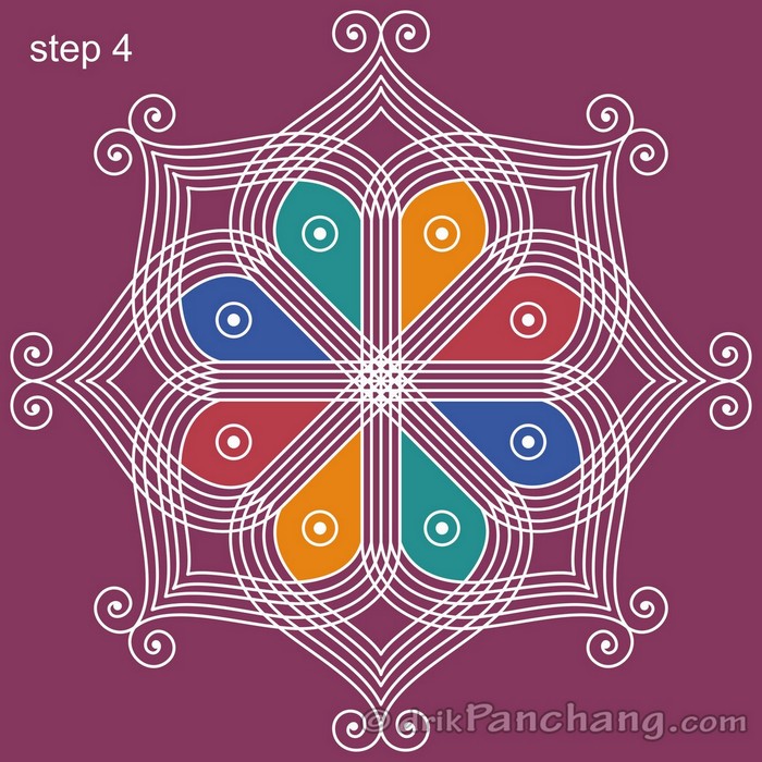 Simple Rangoli Design | Rangoli Designs - Simple Rangoli 16