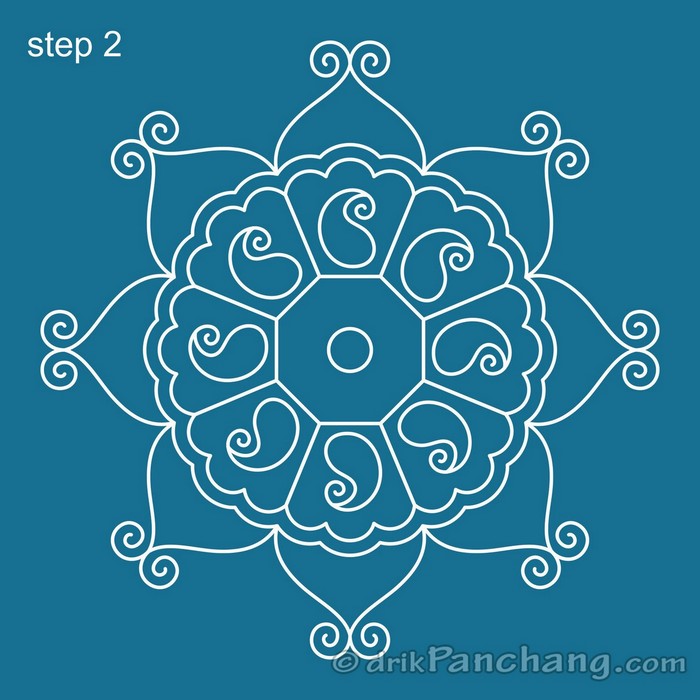 Simple Rangoli Design | Rangoli Designs - Simple Rangoli 15