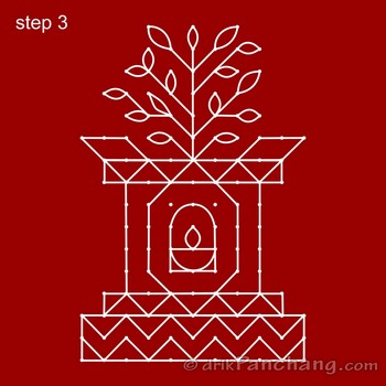 Tulasi Rangoli | Tulasi Rangoli Design | Rangoli Designs - Tulasi Rangoli 1