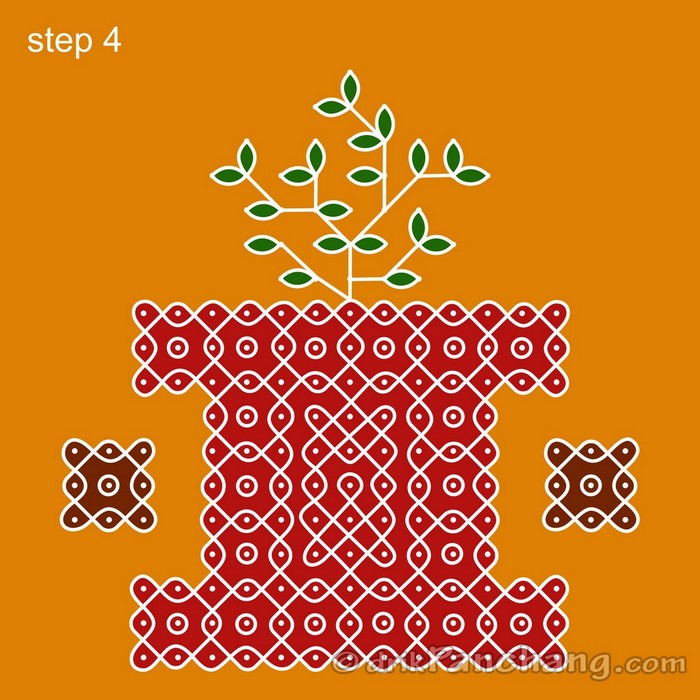 Tulasi Rangoli | Tulasi Rangoli Design | Rangoli Designs - Tulasi Rangoli 4