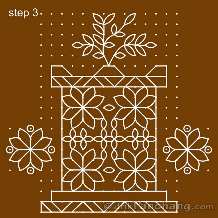 Tulasi Rangoli | Tulasi Rangoli Design | Rangoli Designs - Tulasi Rangoli 9