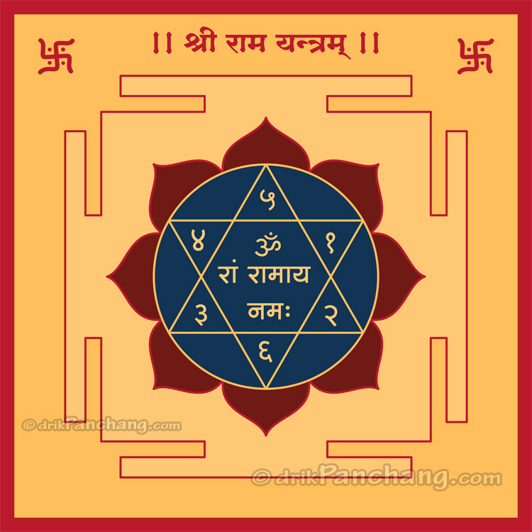 Shri Rama Yantra | Lord Rama Yantra